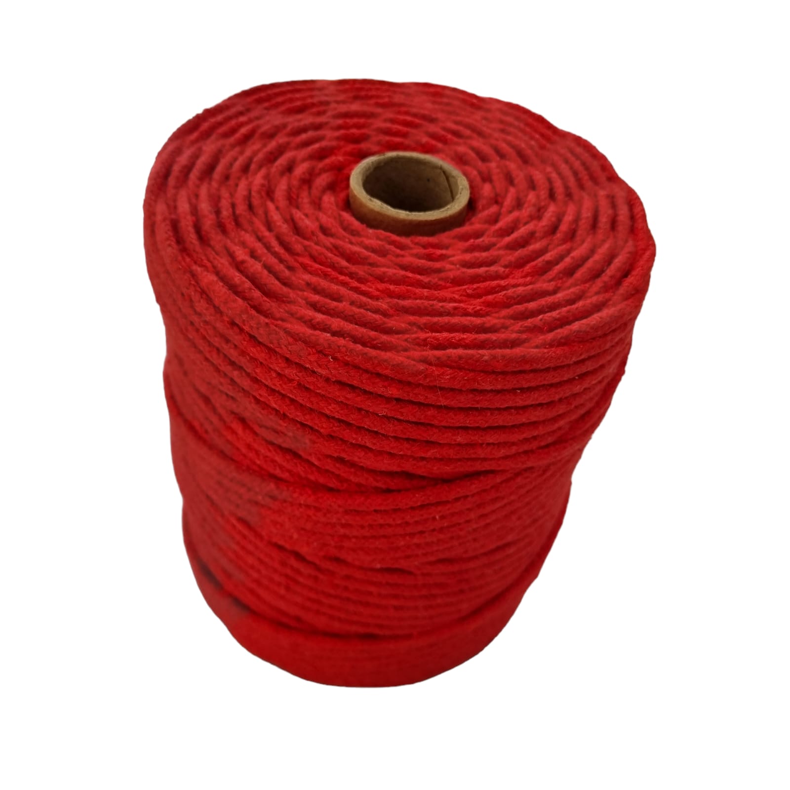 Corda Trançada de Algodão 3mm Rolo Com 75 metros -Cor: Vermelho – Joay ...