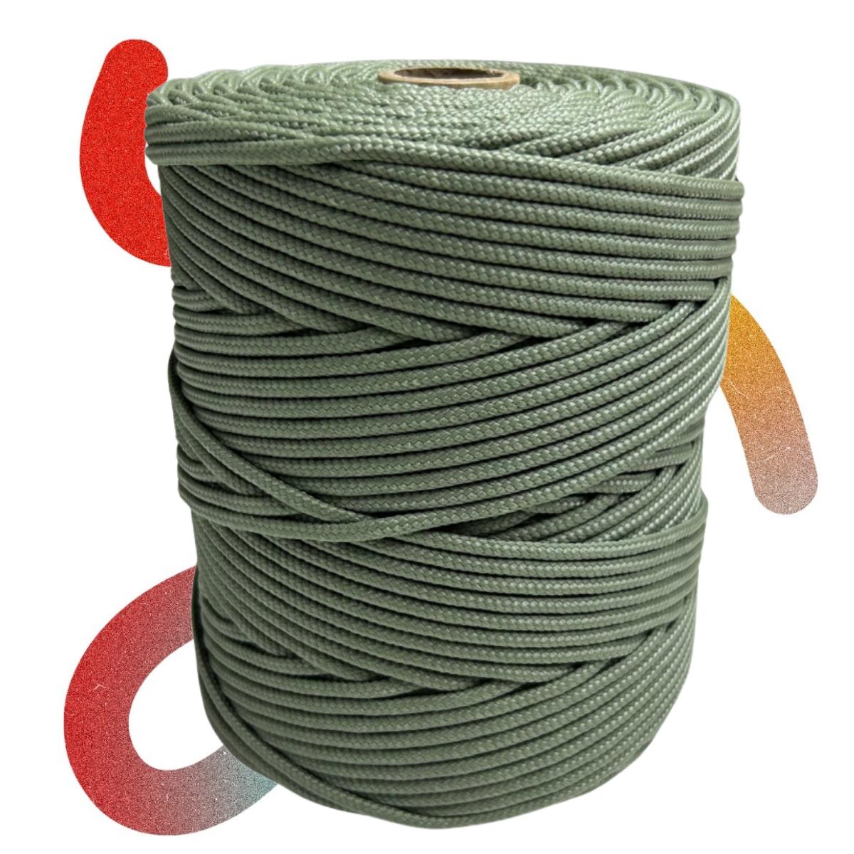 Corda Náutica de Polipropileno 4mm Rolo com 140 metros – Cor: Jade ...