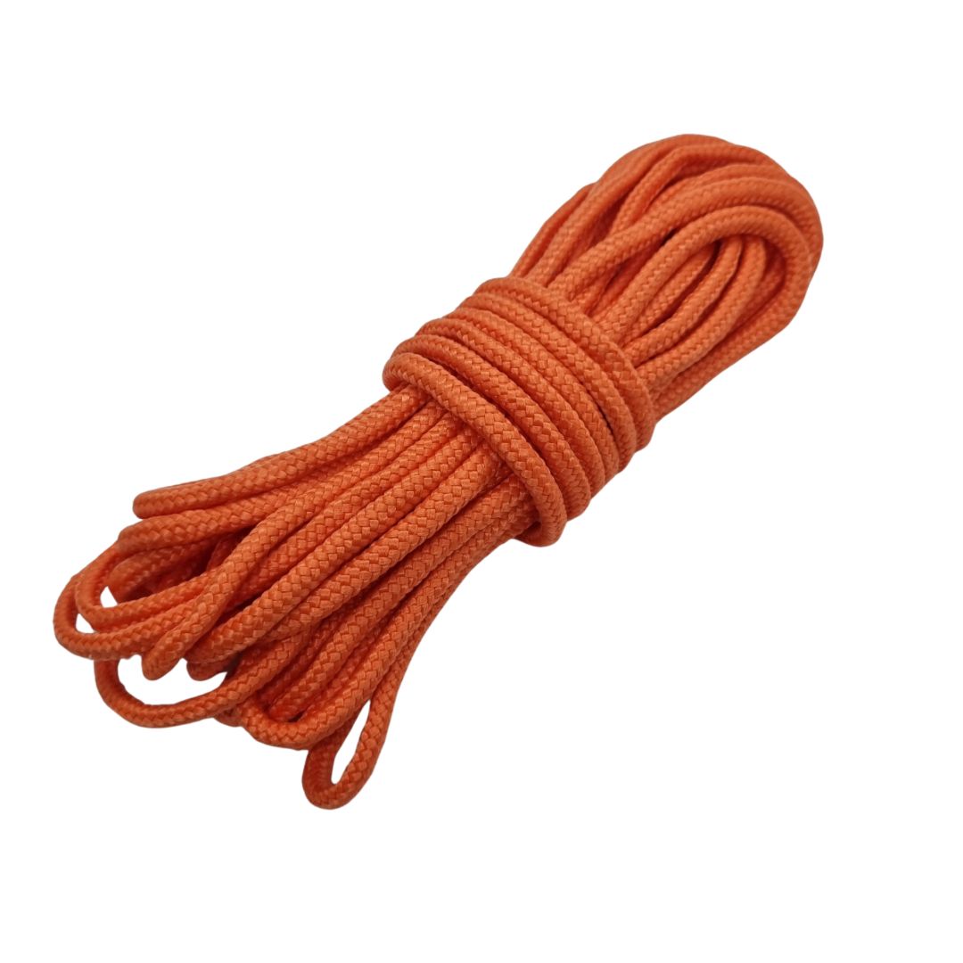 Corda Náutica de Polipropileno 5mm (50 Metros) – Cor: Laranja – Joay Cordas