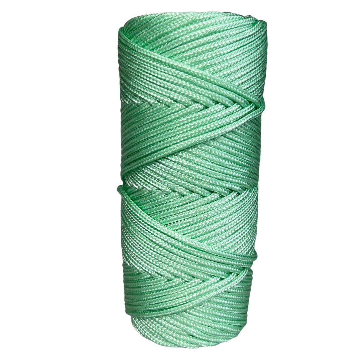 Corda Náutica de Polipropileno 2mm Rolo com 40 metros – Cor: Verde Bebê ...