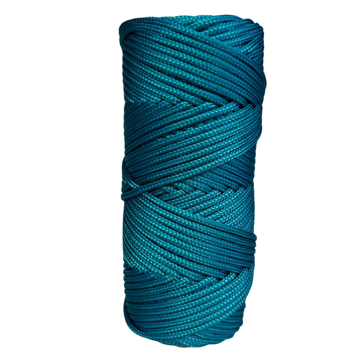 Corda Náutica de Polipropileno 3mm com 50 metros – Cor: Azul Turquesa ...